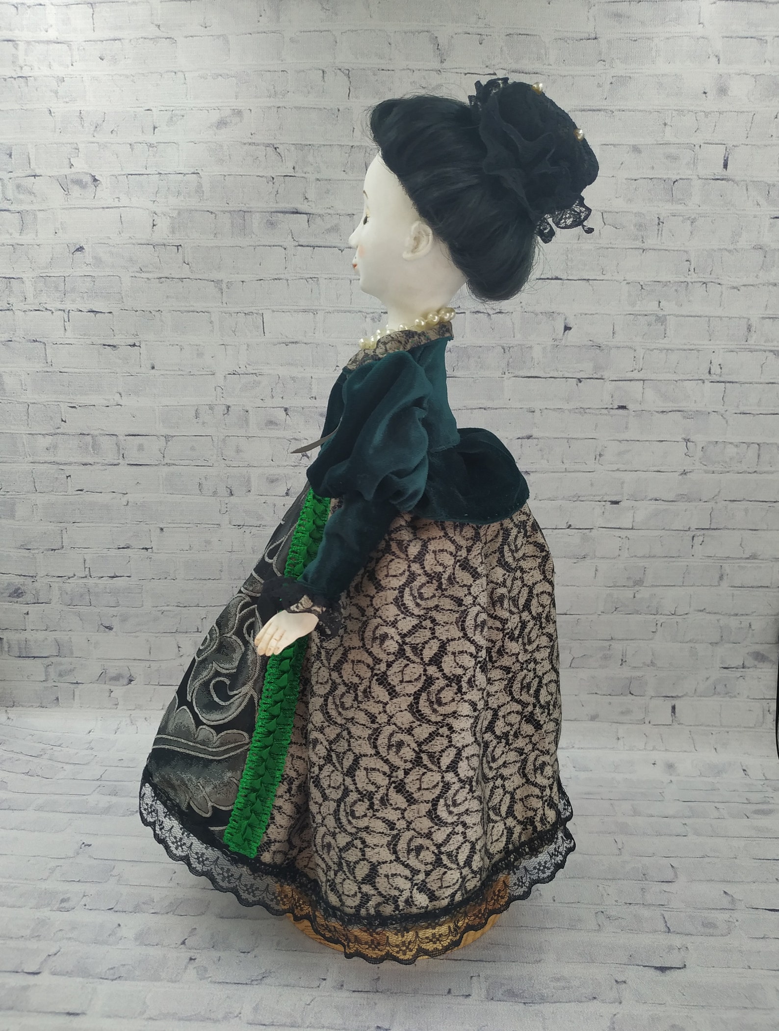 Beautiful Interior Doll is an Original Handmade Gift. - Etsy