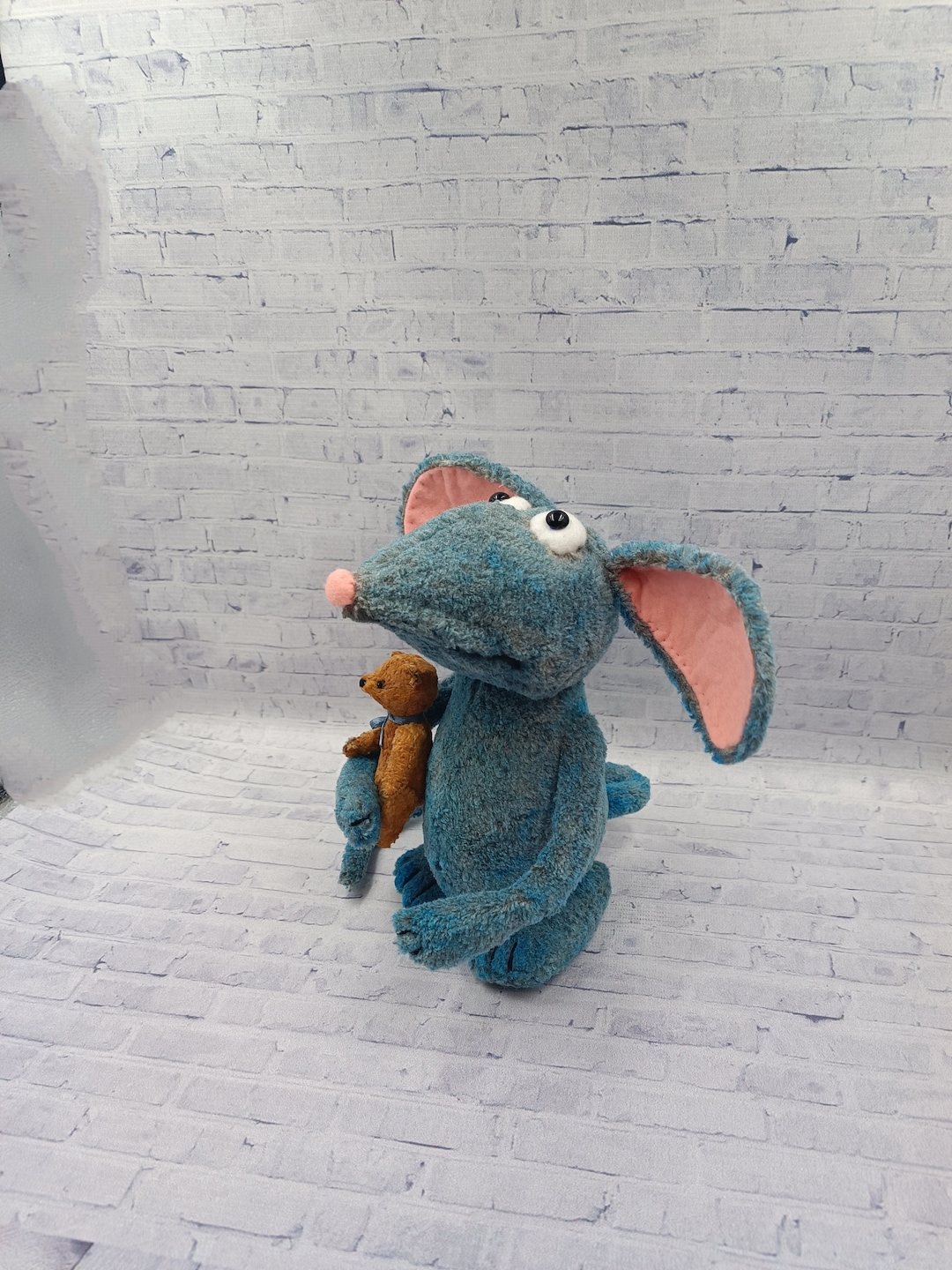 TUTTER Bear in the Big Blue House Blue Mouse Handmade Gift. - Etsy