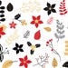 Christmas Flower Clipart, Christmas Foliage Clipart, Holiday Floral ...