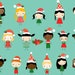 Cute Children Clipart, Multicultural Clip Art Multiracial, Stick Figure ...