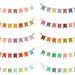 Party Bunting Clipart, Birthday Bunting Clip Art, Colorful Banner Flags ...
