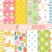 Easter Digital Paper Printable Digital Scrapbook Paper Cute | Etsy
