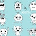 Cute Monster Clipart, Little Monster Digital Stamps, Silly Monsters ...