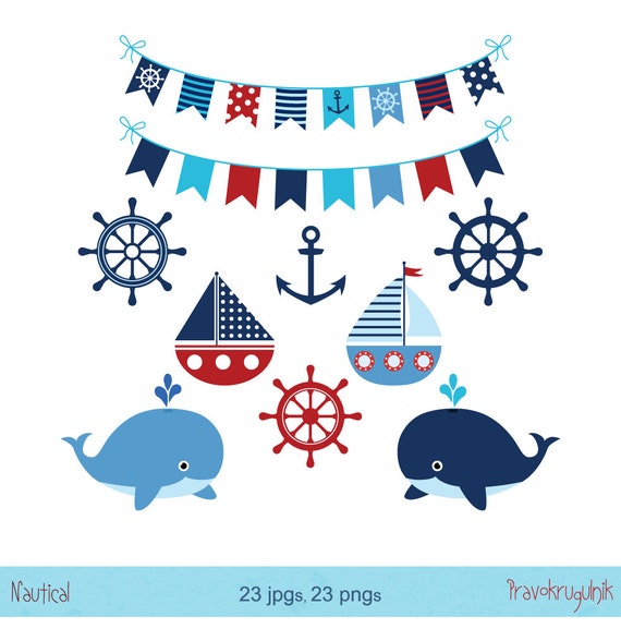 Red Nautical Anchor Clip Art