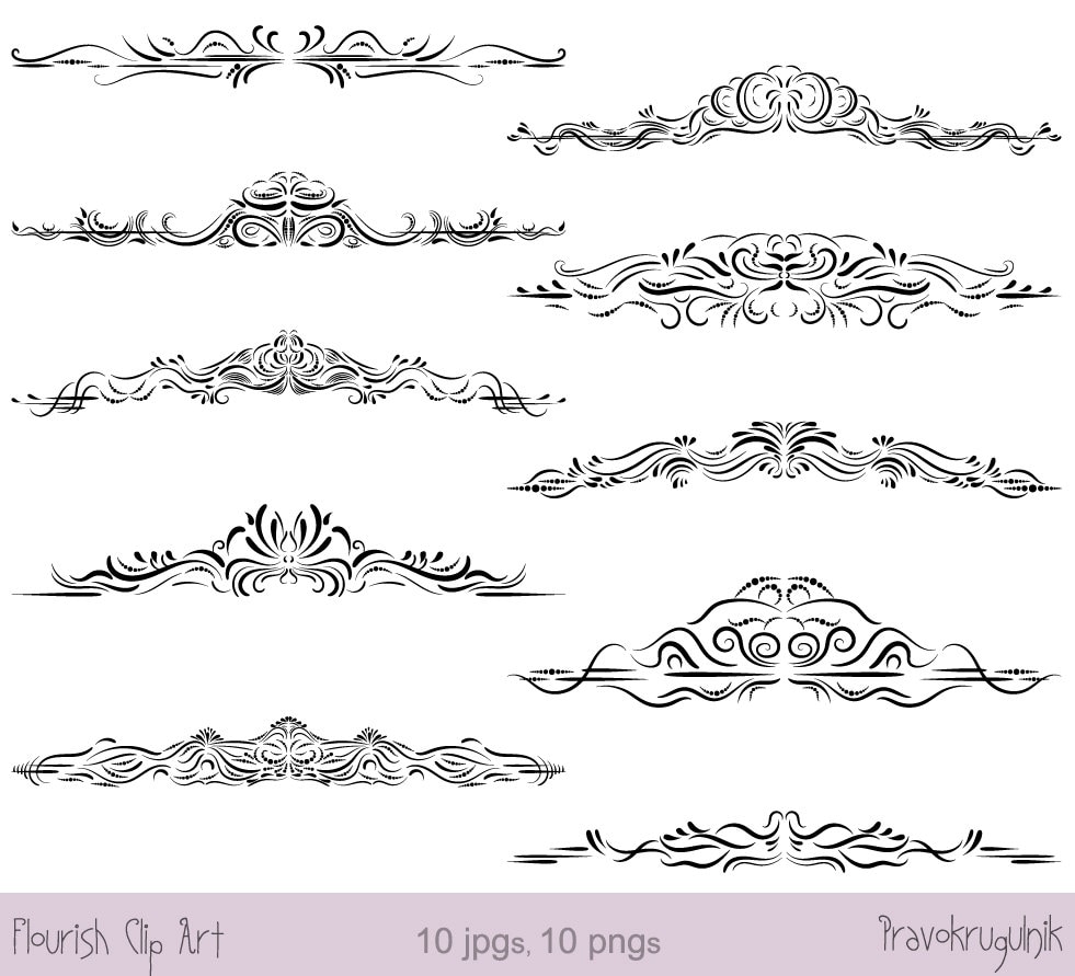 Elegant Clip Art Borders