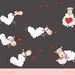 Cute Sheep Clipart, Love Clip Art, Heart Shaped Sheep Baby Shower Clip ...