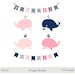Girl Nautical Clipart, Sea Party Clipart, Navy Pink Nautical Clipart ...