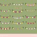 Cute Doodle Bunting Clipart, Yellow and Purple Summer Bunting Clip Art ...