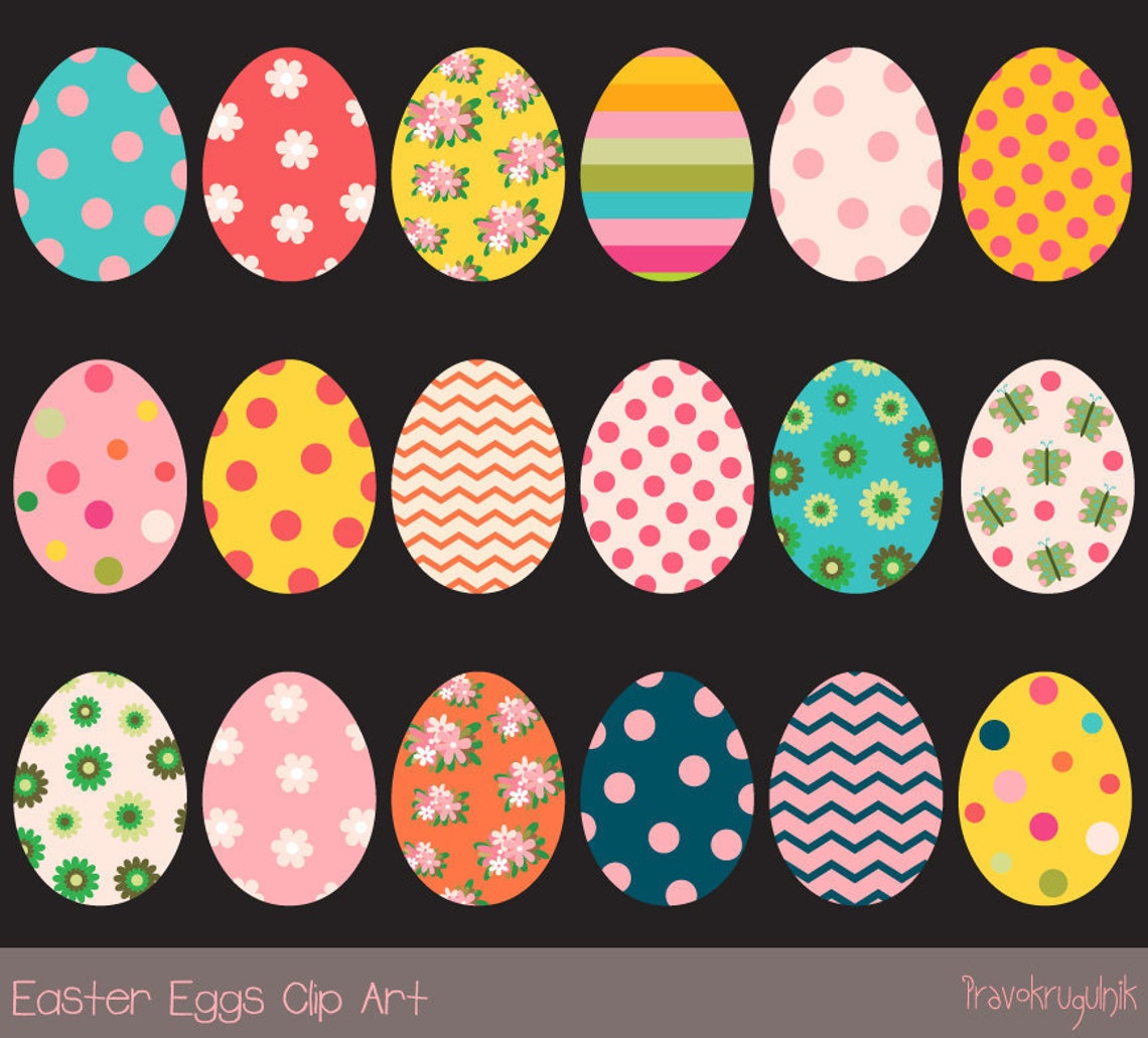 Blue Pink Easter Egg Clipart, Pastel Easter Egg Clip Art Download ...