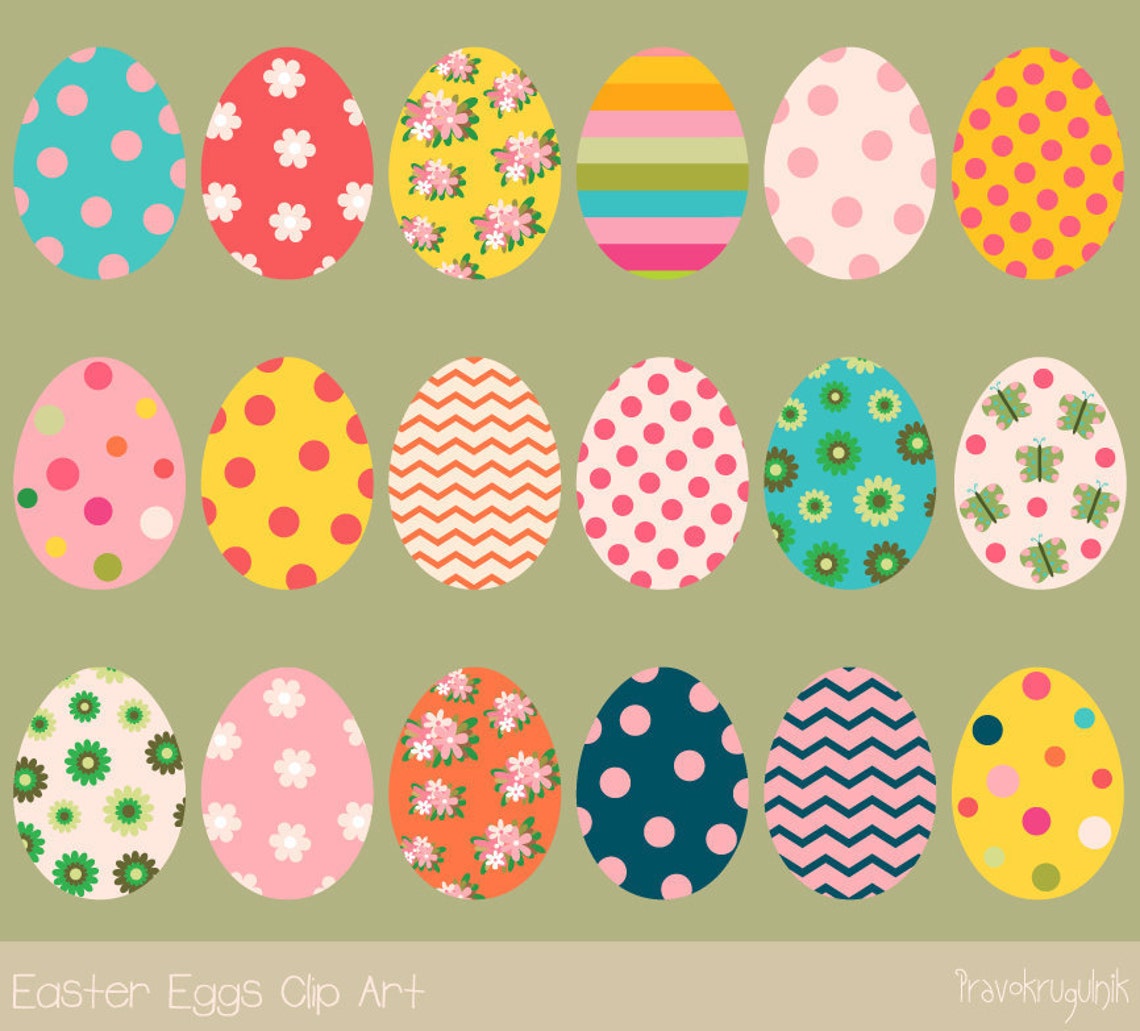 Blue Pink Easter Egg Clipart, Pastel Easter Egg Clip Art Download ...
