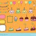 Cute Birthday Clipart Bunting, Birthday Party Clip Art Balloon ...