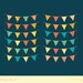 Colorful Birthday Bunting Clip Art, Baby Shower Banner Clipart Pennant ...