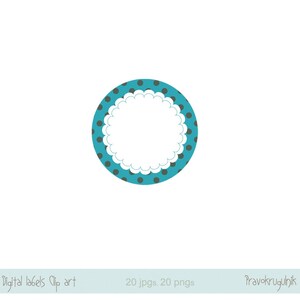 Round Labels Clipart, Circle Frame Clip Art, Round Border Clipart ...