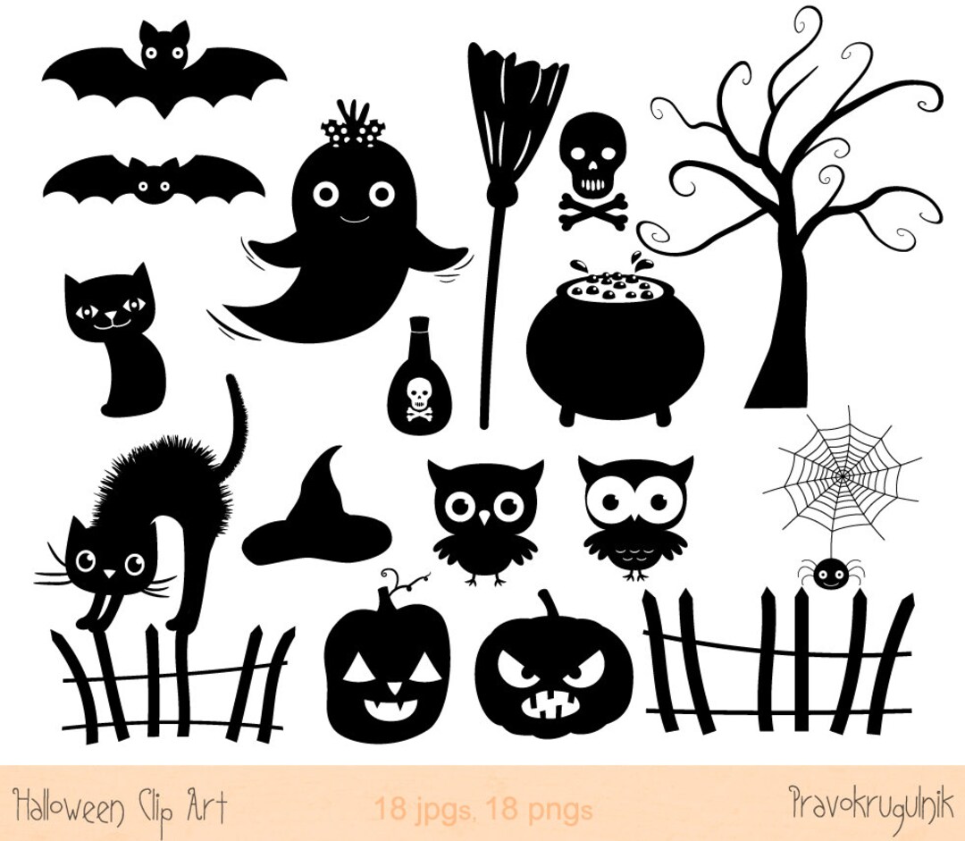 Halloween Silhouette Clip Art