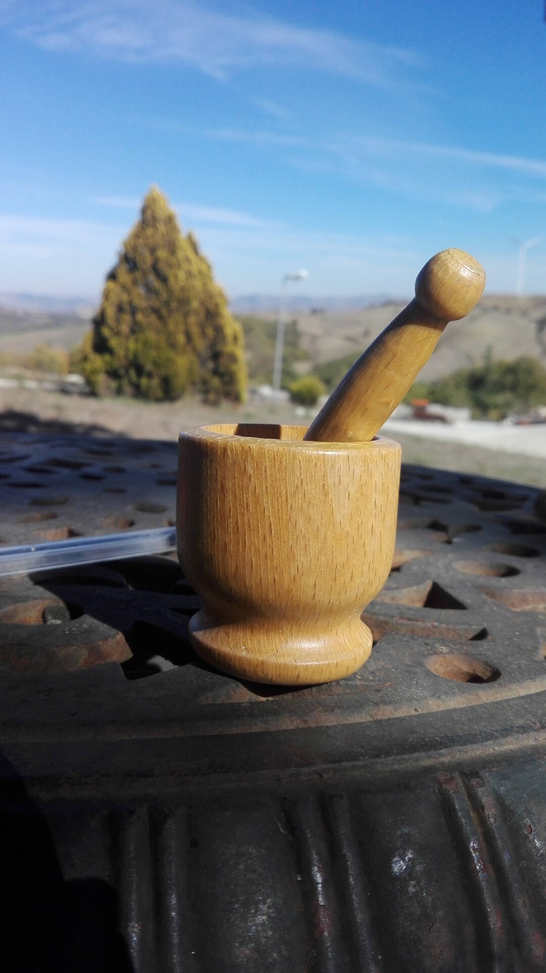 Wooden Miniature Mortar With Pestle Dollhouse Furniture - Etsy