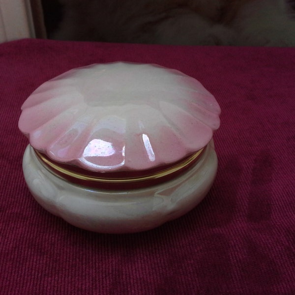 Porcelain Powder Box - Etsy