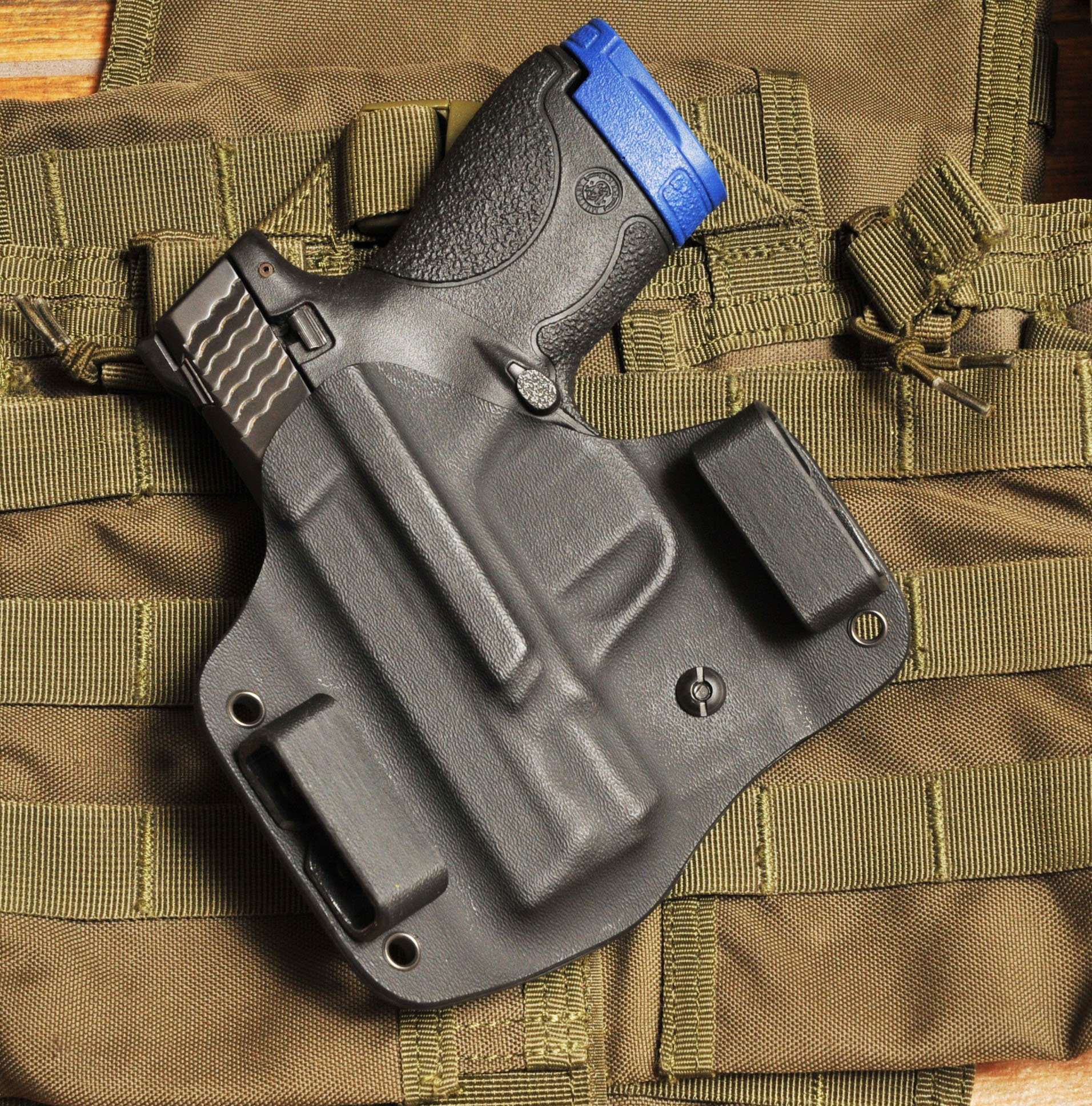 Kydex Holster, Smith & Wesson Shield, Black OWB, Right Hand - Etsy