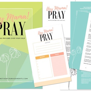Hey Mama! PRAY: Praying Proverbs Over Your Child - Etsy