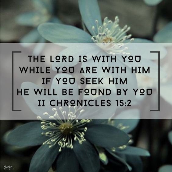 II Chronicles 15:2 5x5 Print - Etsy