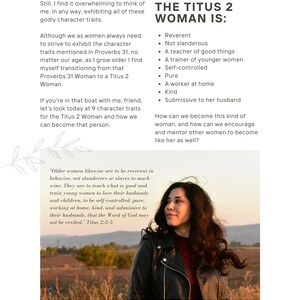 From a Proverbs 31 Woman to a Titus 2 Woman Bible Study Ebook PDF ...