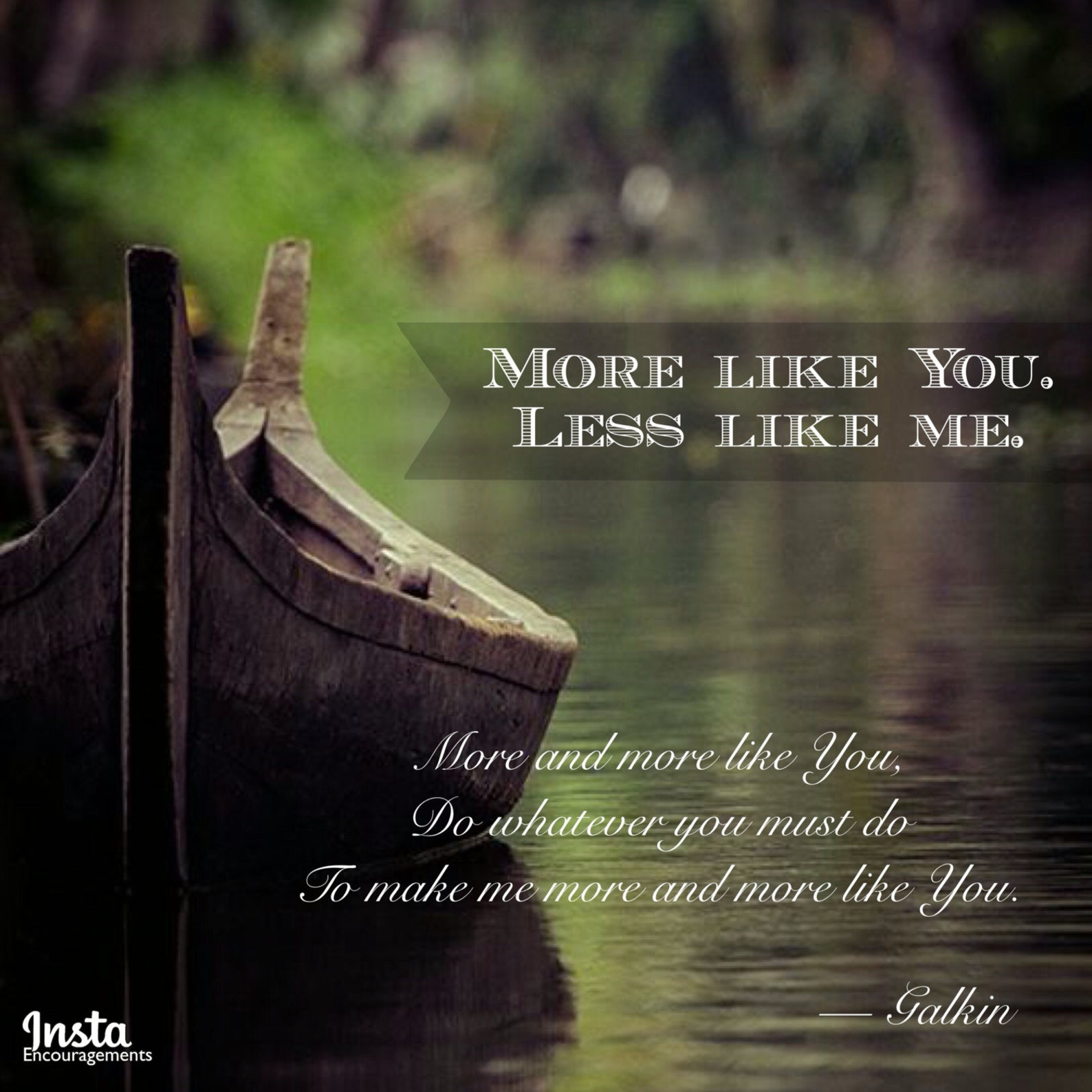 More Like You. Less Like Me. 5x5 Print - Etsy