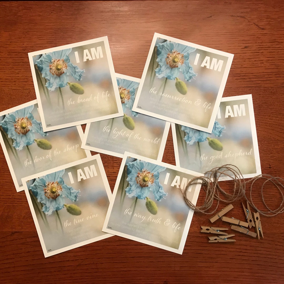 I AM Banner Kit 5x5 Prints - Etsy
