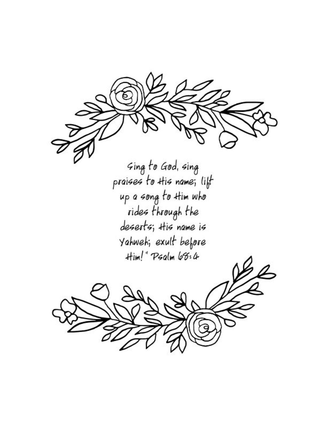 16 Names of God + BONUS El Roi Coloring Sheets PDF Download Printable Ebook - Etsy