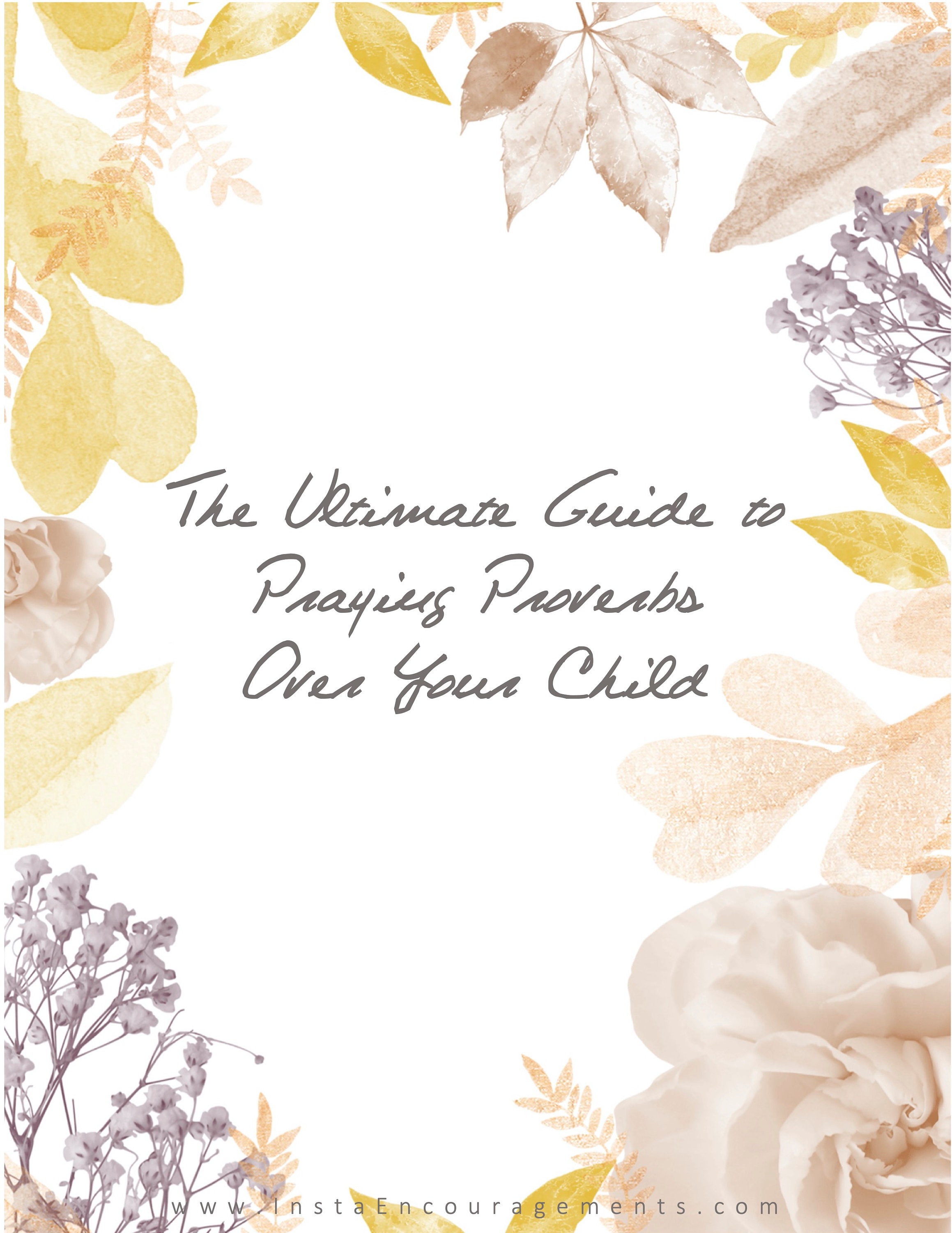 The Ultimate Guide to Praying Proverbs Over Your Child PDF Download ...