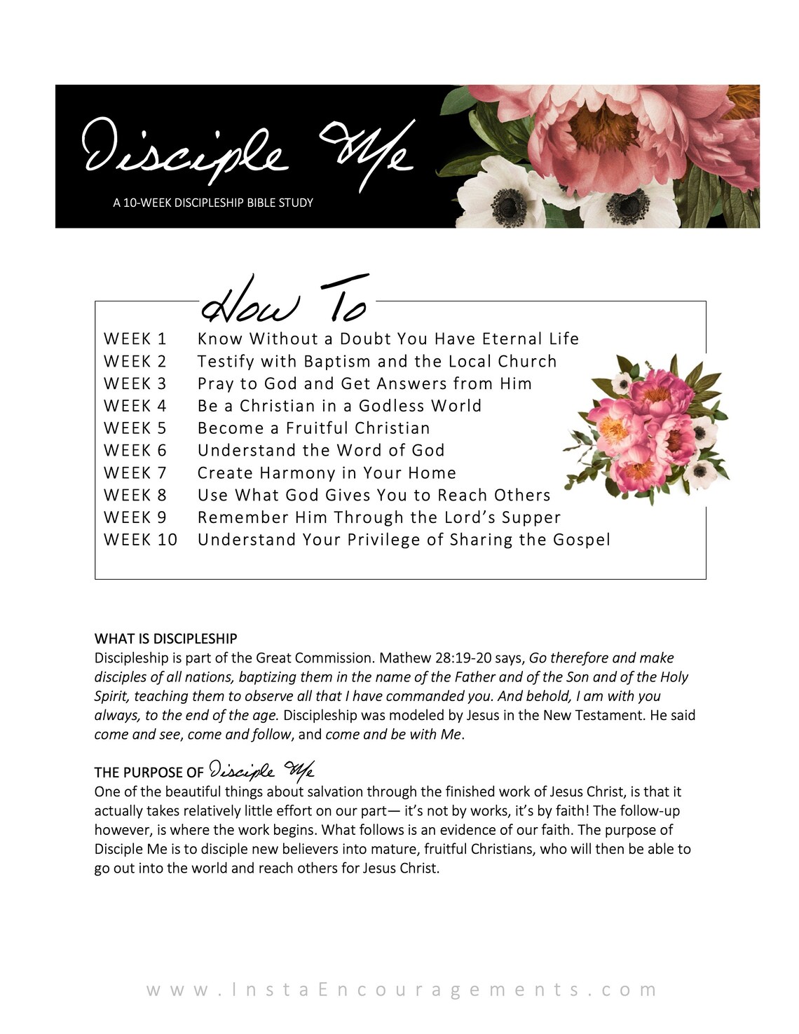 Disciple Me PDF Download Ebook - Etsy