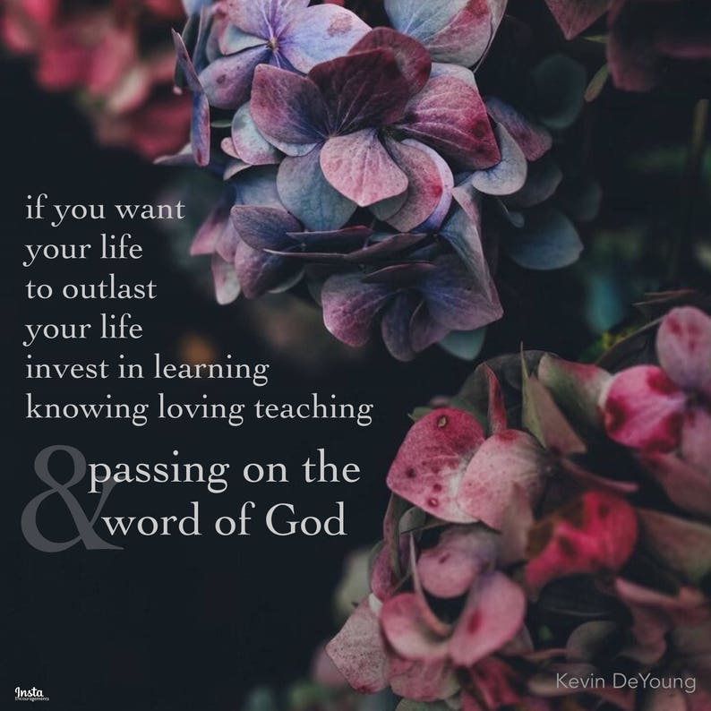 Passing On The Word Of God 5x5 Print Etsy
