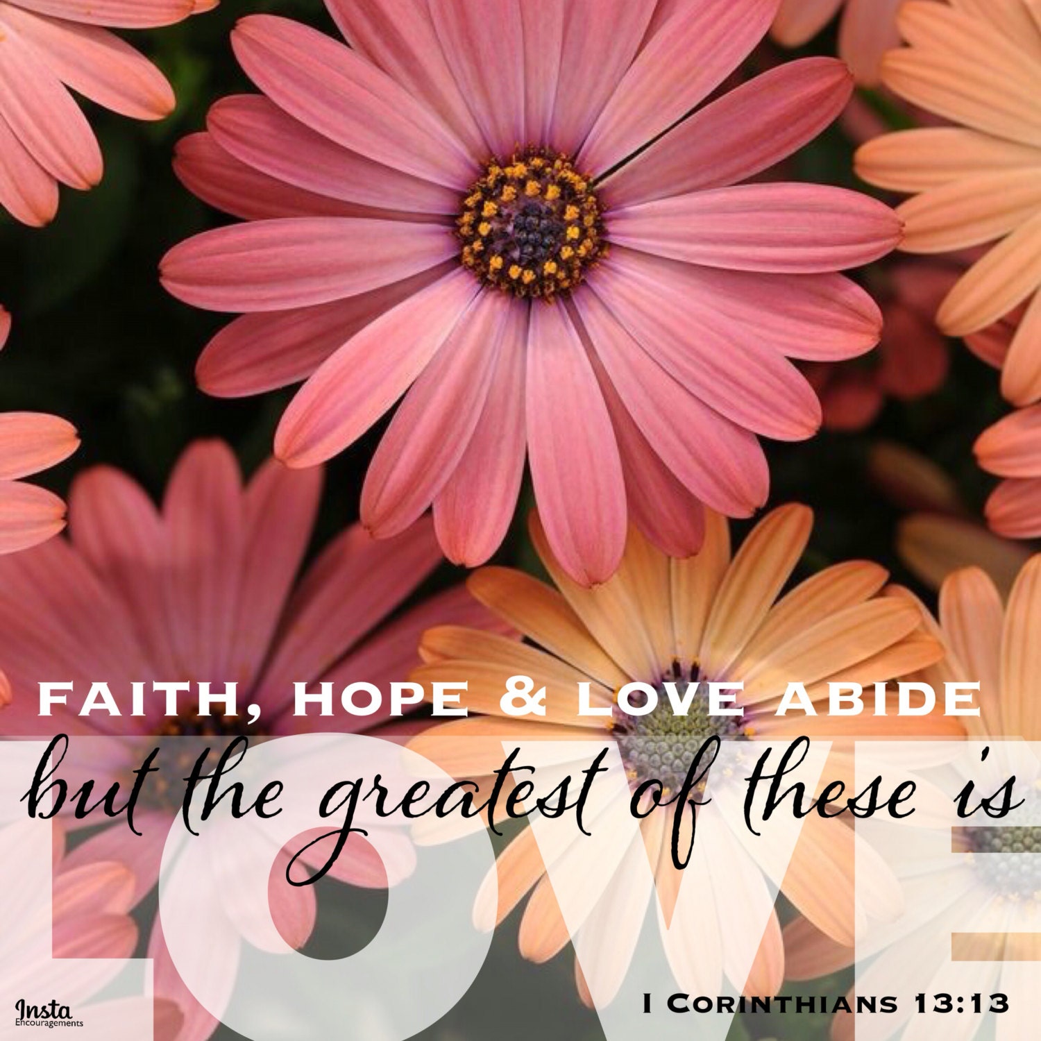 I Corinthians 13:13 12x12 Print - Etsy