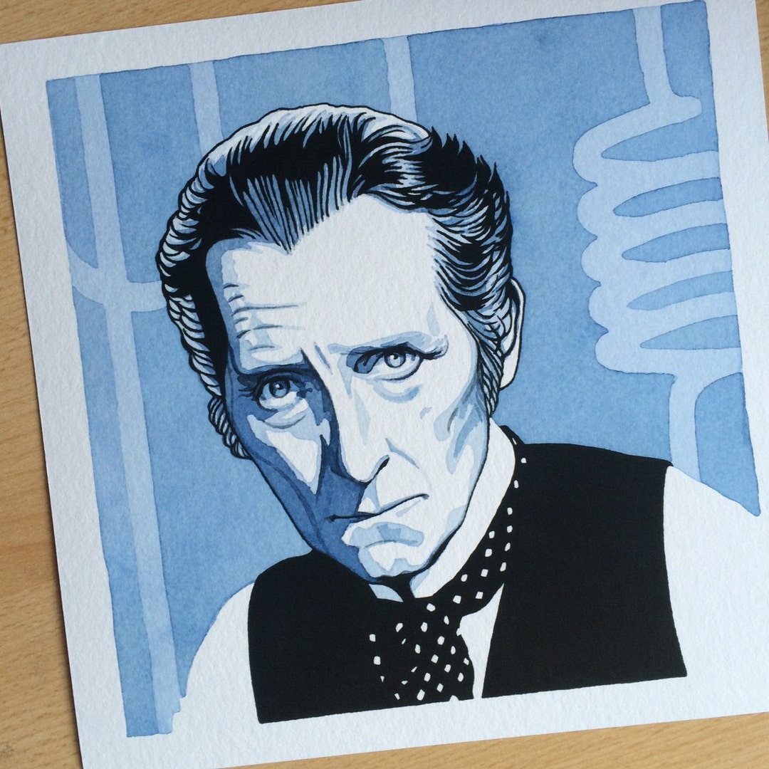 Limited Edition Art Print of Peter Cushing From the Original ...