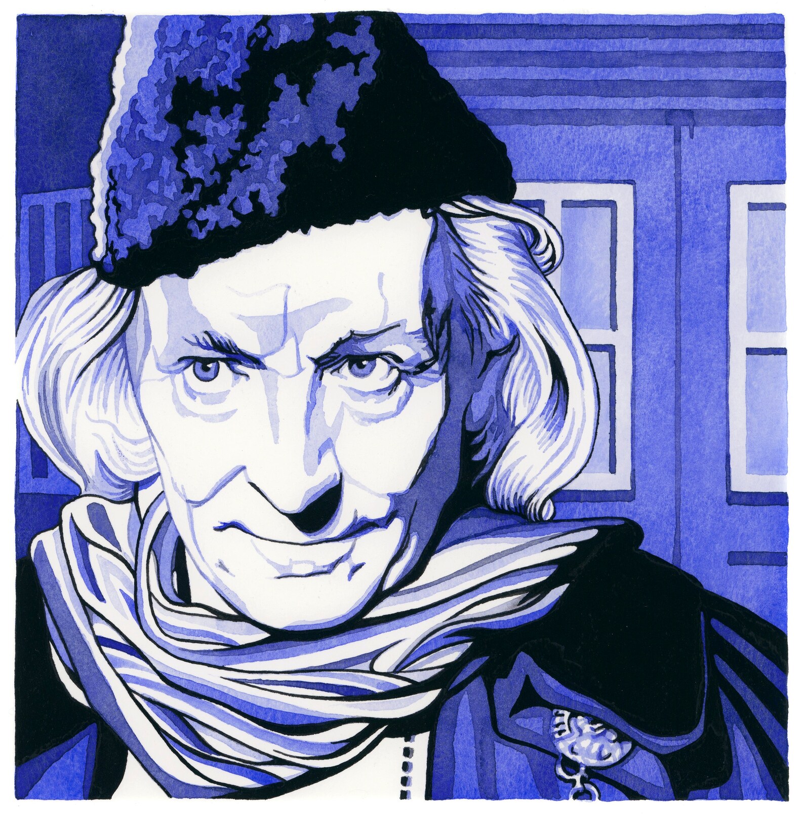 MINI Art Print of WILLIAM HARTNELL dr Who From the Original - Etsy