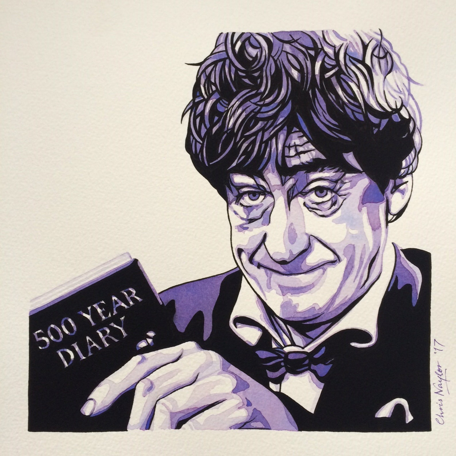 Limited Edition Print of Patrick Troughton dr Who From the Original ...