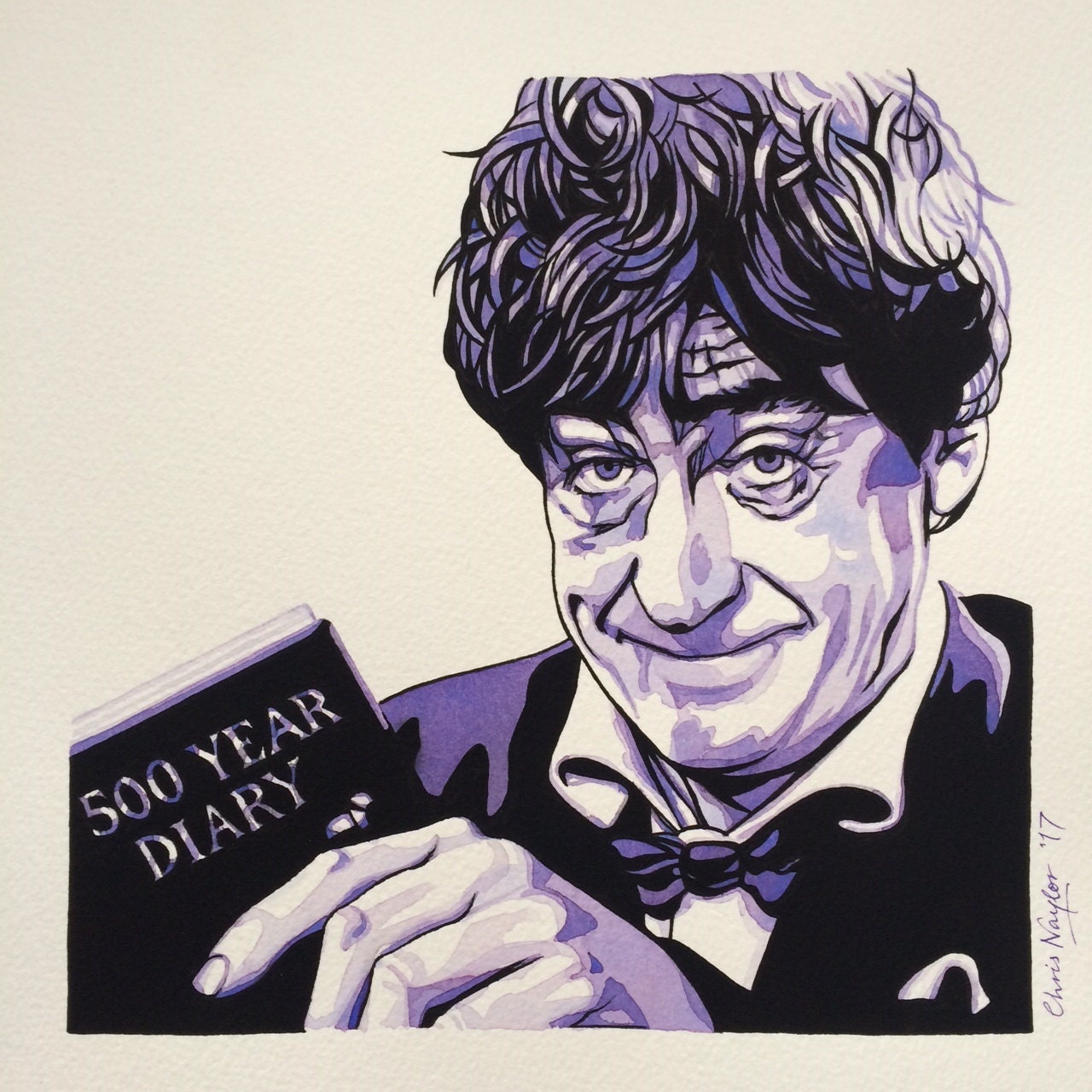 Limited Edition Print of Patrick Troughton dr Who From the Original ...