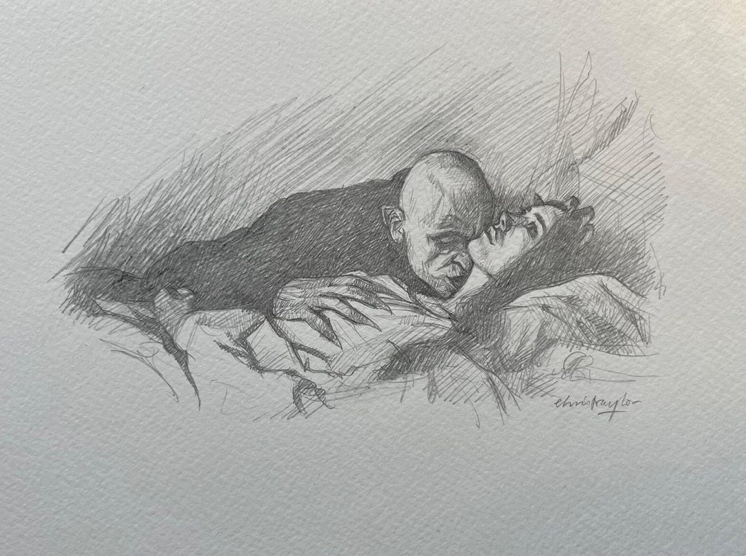 Original Drawing of NOSFERATU by Chris Naylor - Etsy