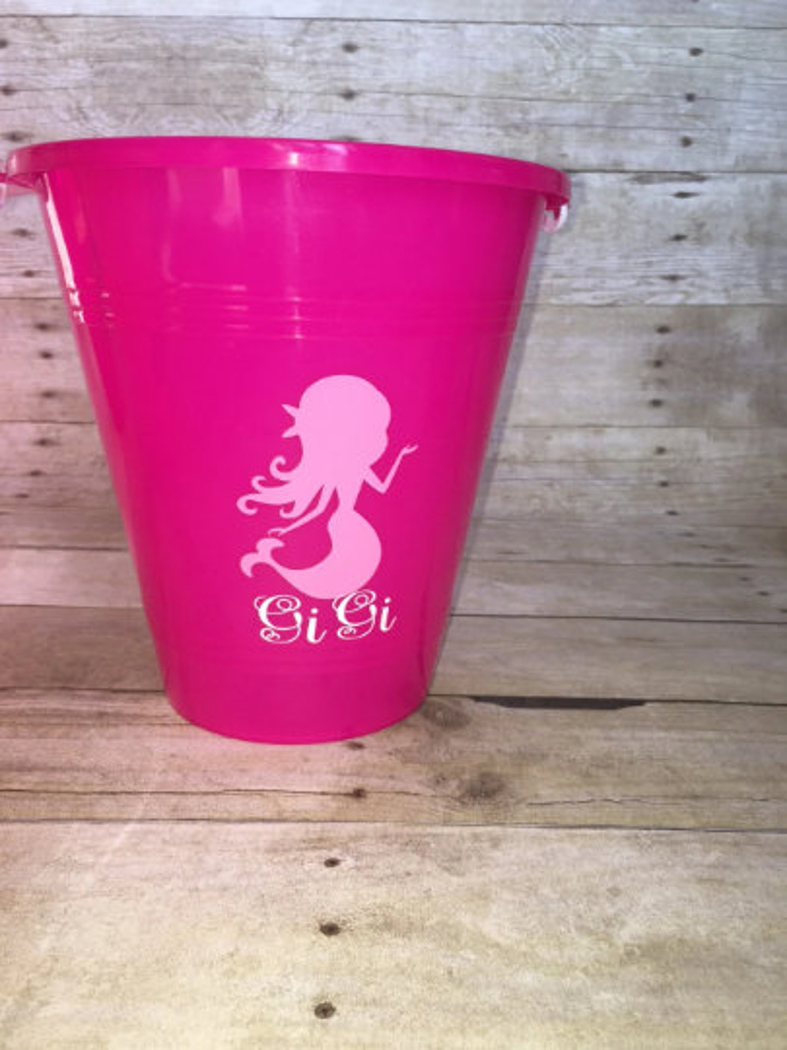 Personalized Beach Pail With Shovel Custom Anything You Want | Etsy