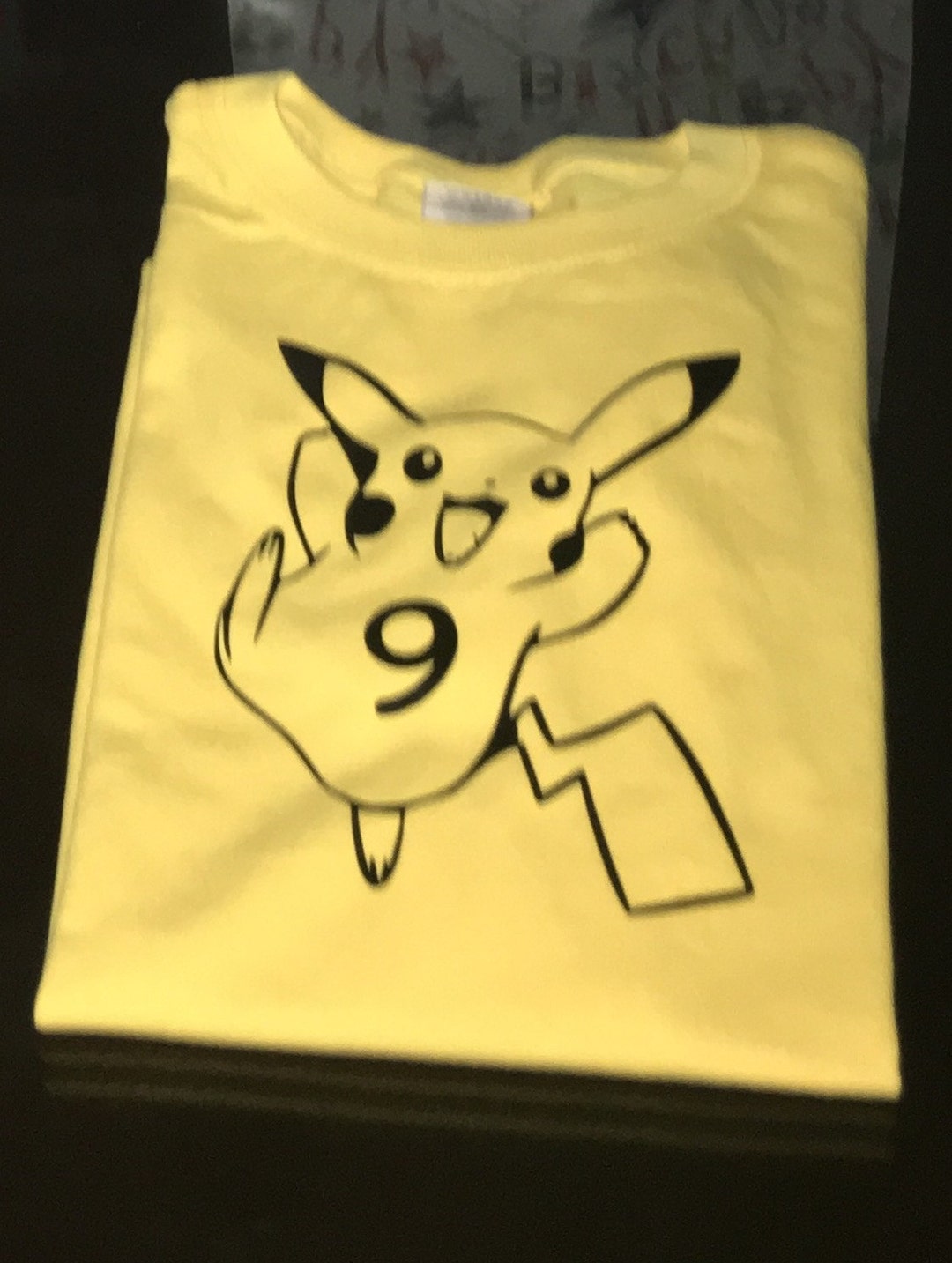 Custom Pokemon Pikachu Shirt ! Any Color , Any Size ! Birthday Shirts ...