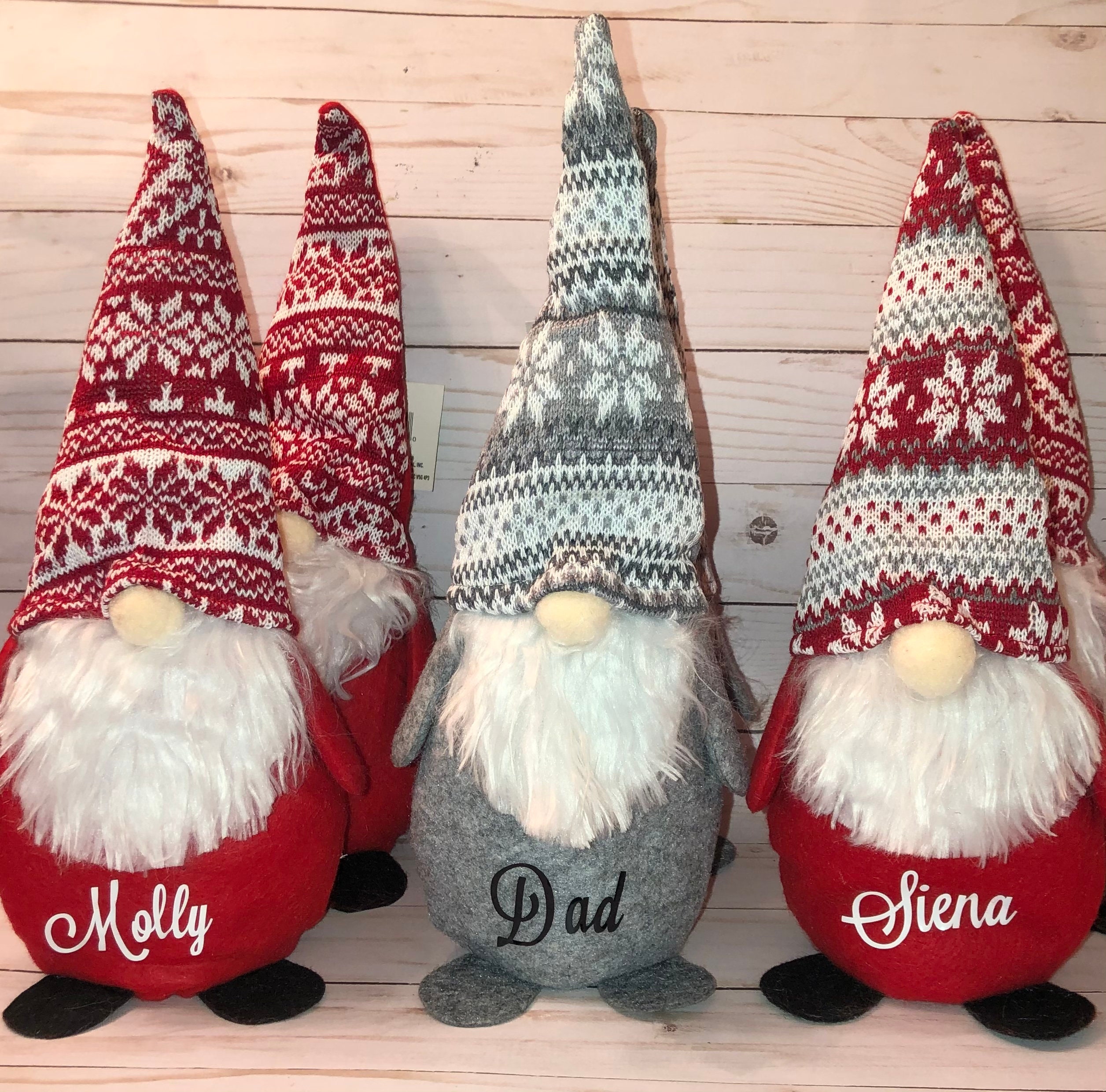 Personalized Christmas Gnomes Adorable.. Hottest Decor of | Etsy