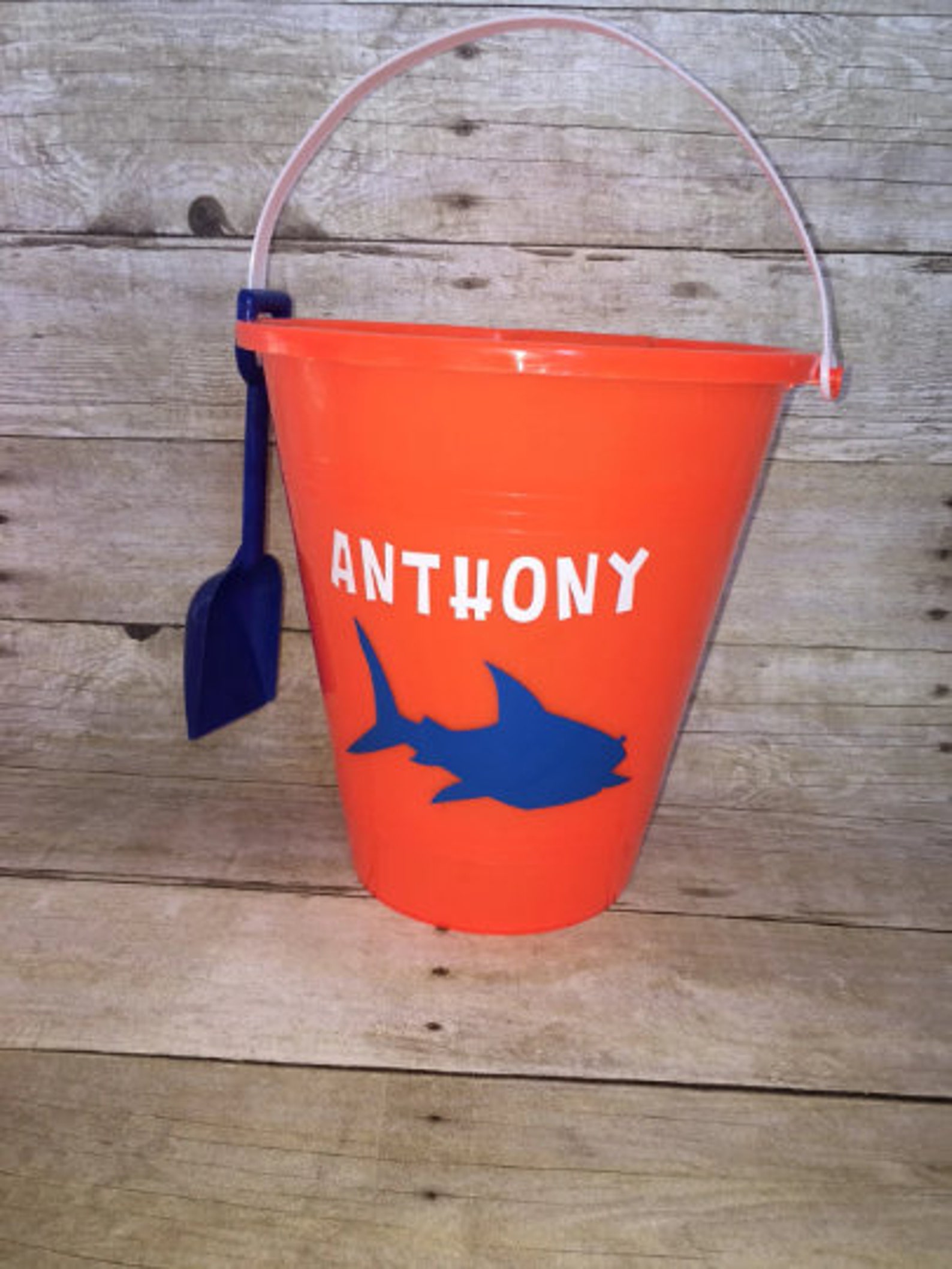 Personalized Beach Pail With Shovel Custom Anything You Want | Etsy
