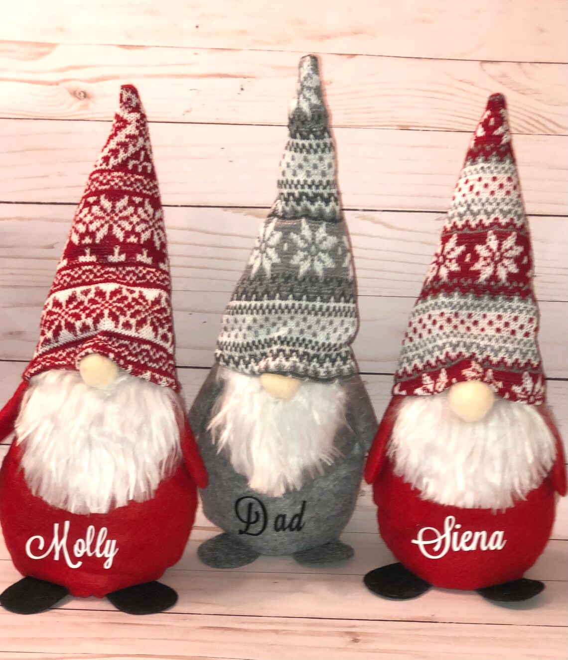 Personalized Christmas Gnomes ! Adorable.. Hottest Decor of the Season ...