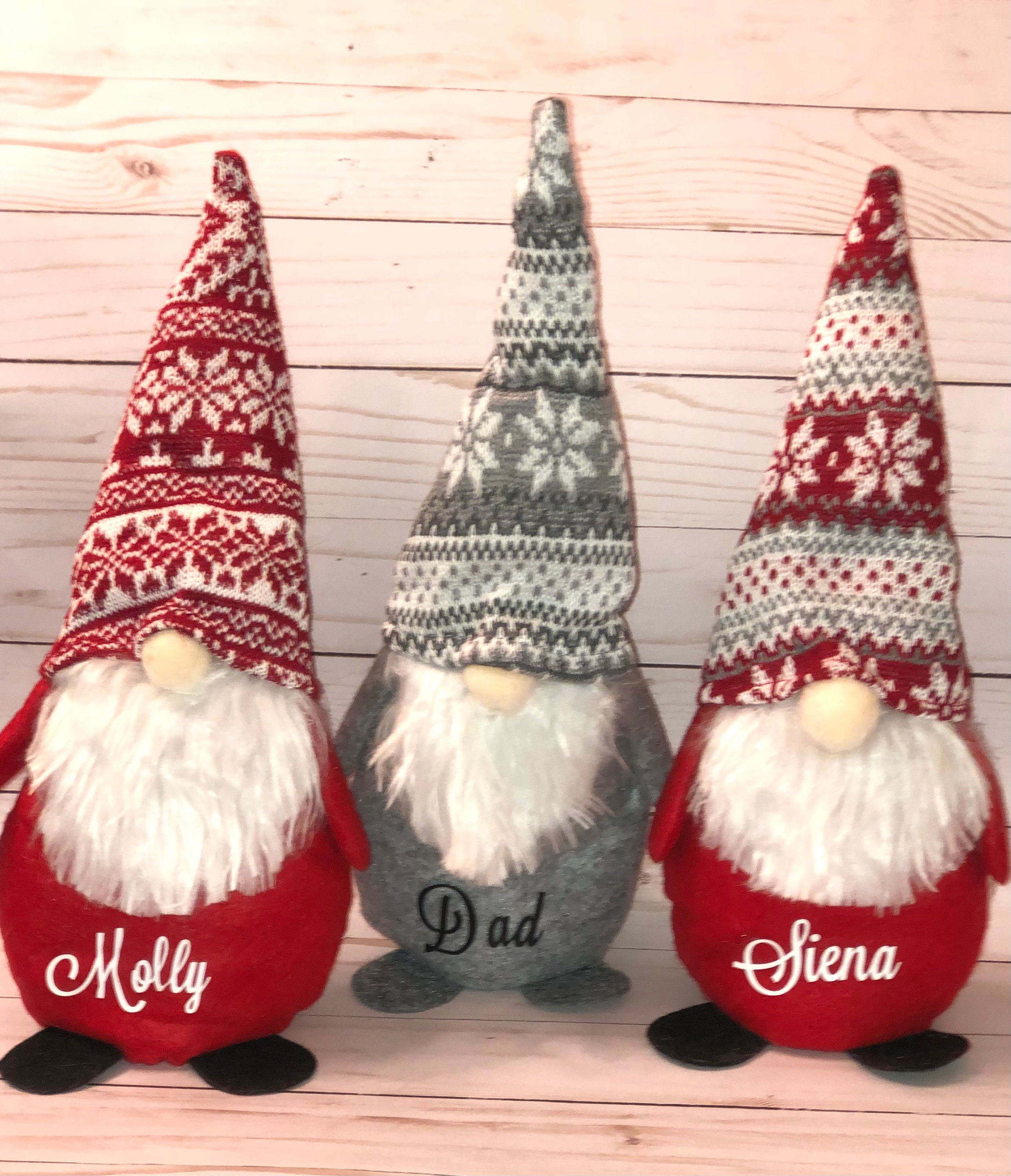 Personalized Christmas Gnomes Adorable.. Hottest Decor of | Etsy