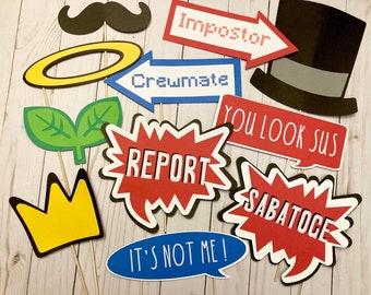 Video Game Photo Booth Props - Etsy