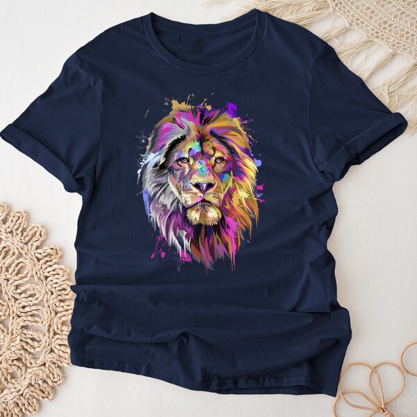 Lion T Shirt - Etsy