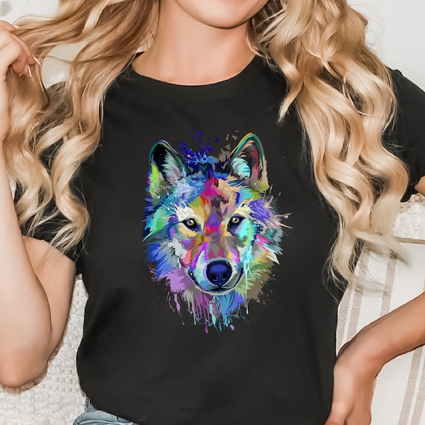 Wolf T Shirt - Etsy