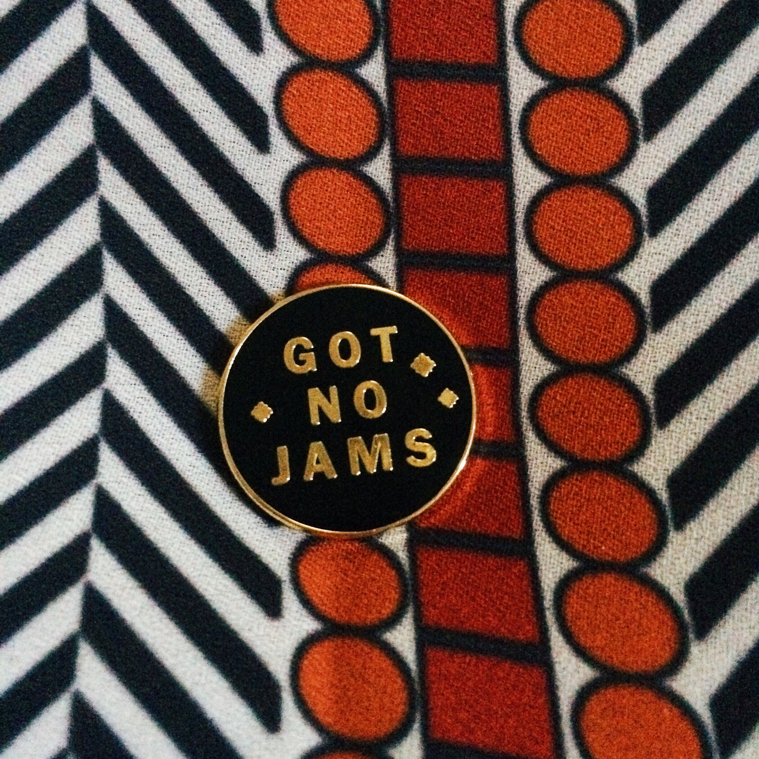 Got No Jams Enamel Pin | Etsy