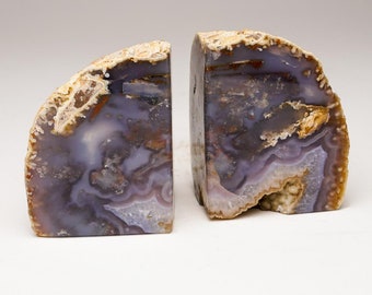 Agate bookends | Etsy