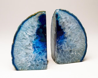 Agate bookends | Etsy