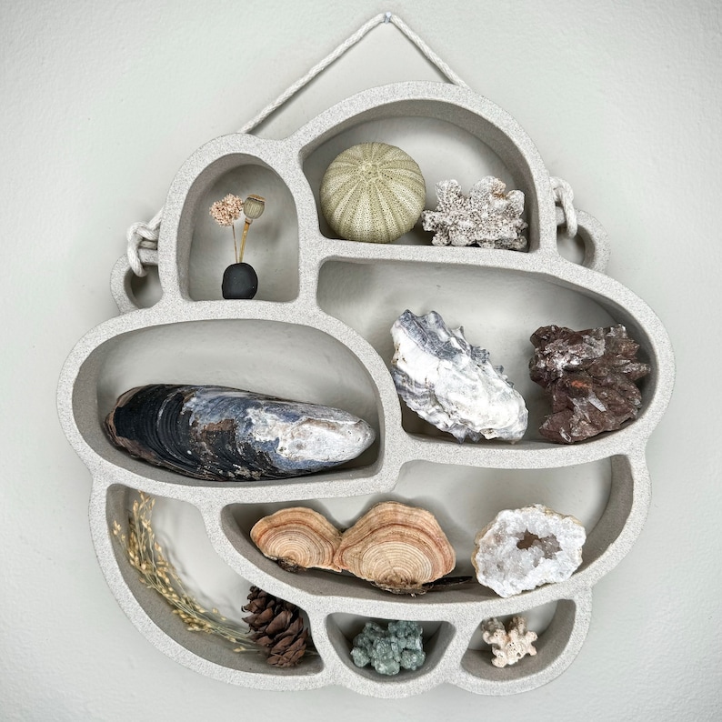 Shelf of Inspiration No. 2 Ceramic Curio Shelf: Wall Altar, Shrine ...