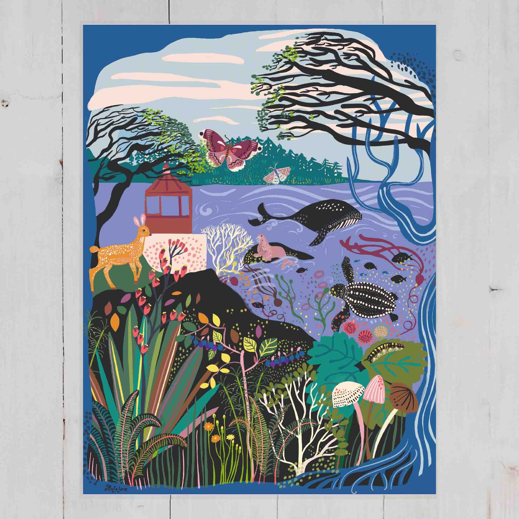 Slightly Damaged Art Print - Etsy